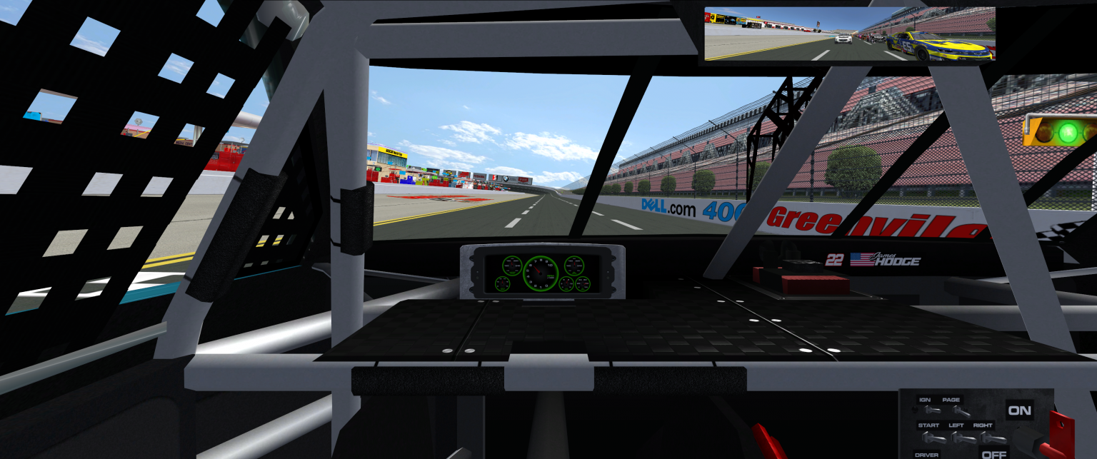 FCRD NCS22 Cockpit Texture Update - James Hodge NR2003 Design