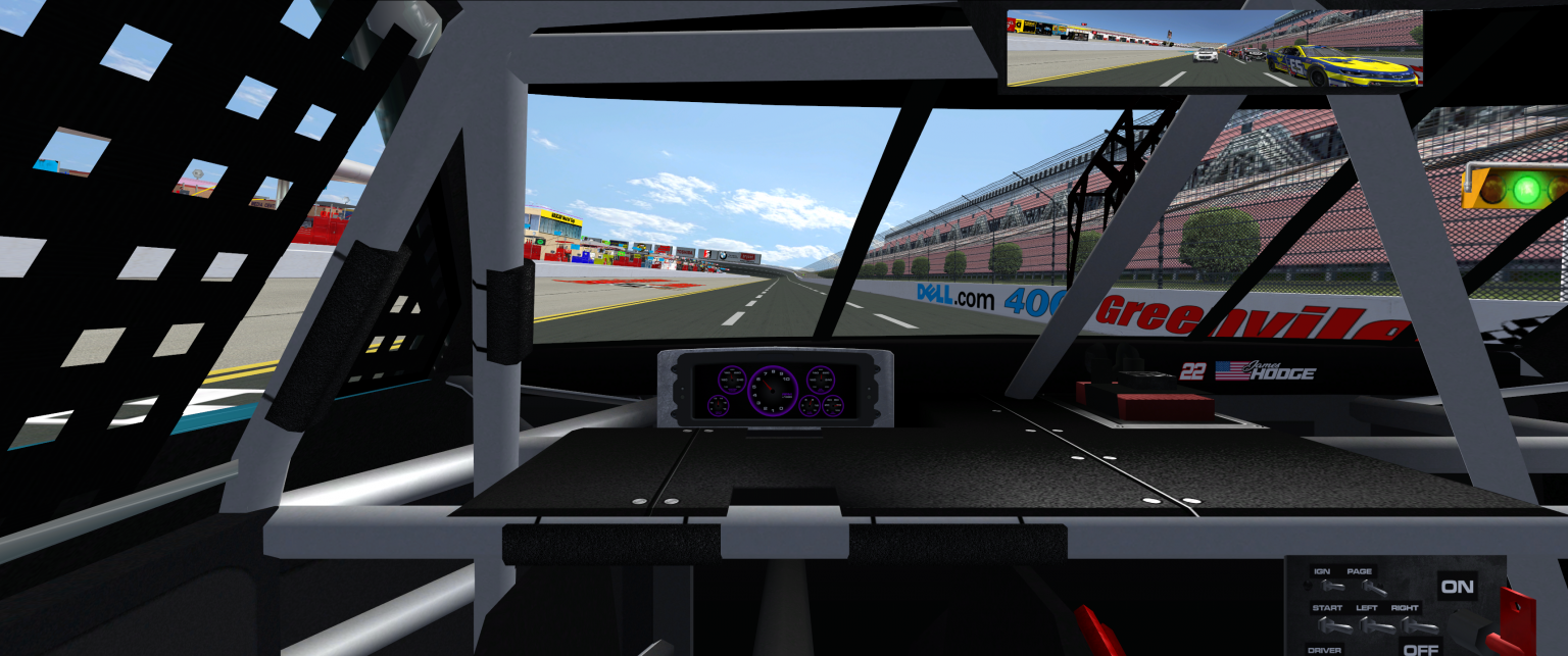 FCRD NCS22 Cockpit Texture Update - James Hodge NR2003 Design