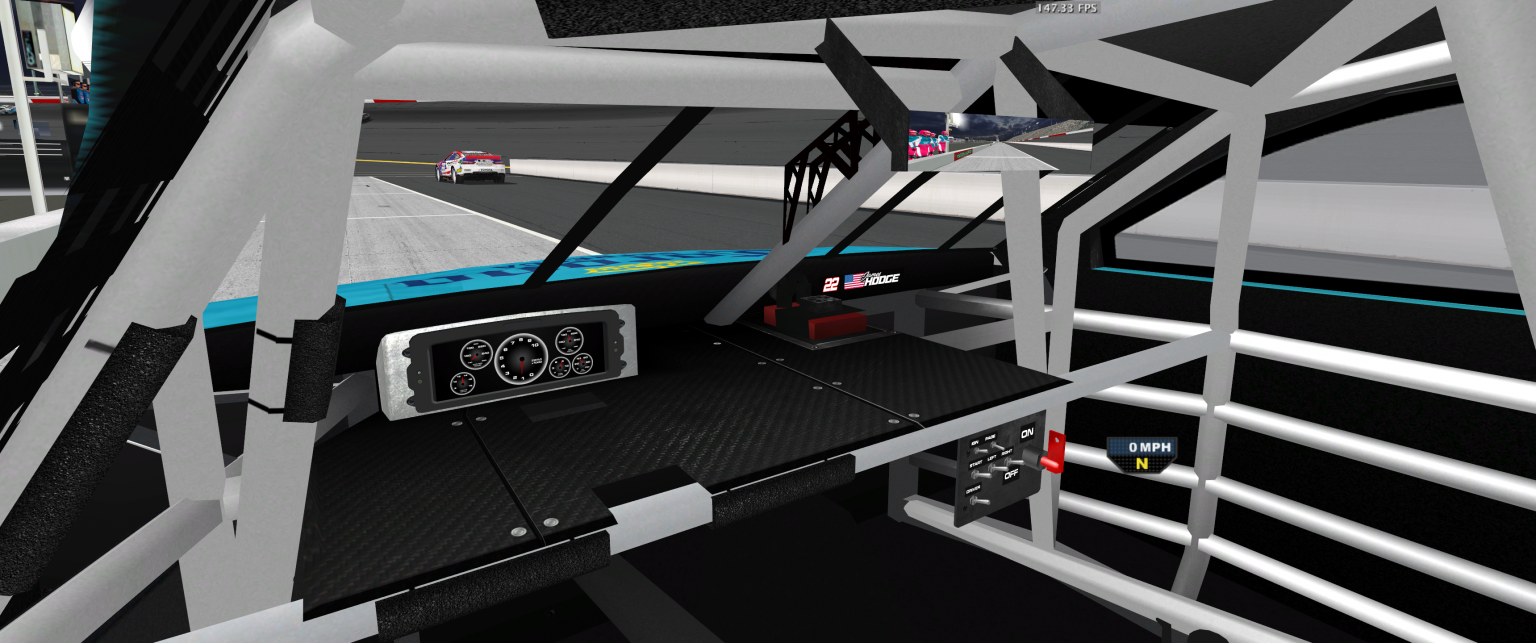 FCRD NCS22 Cockpit Texture Update - James Hodge NR2003 Design